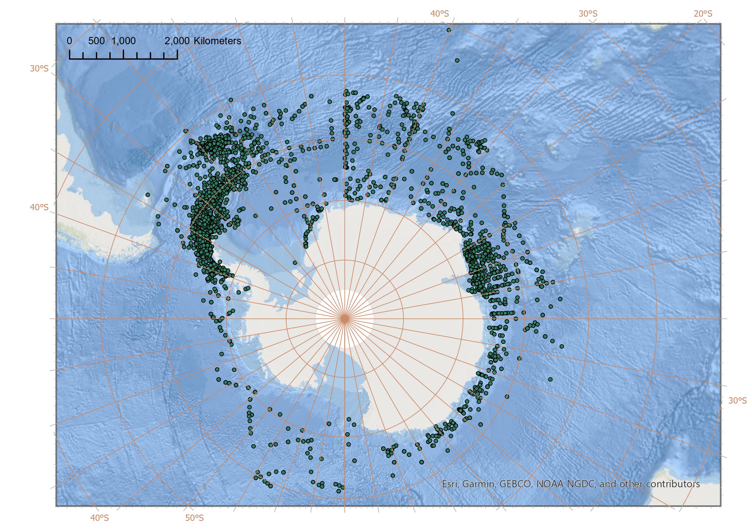 British Antarctic Survey Krill Length Frequency Data